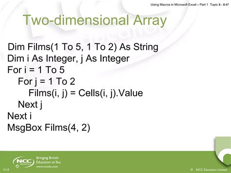 Using Macros In Microsoft Excel Part 1 Ppt Computing Technology And Computing