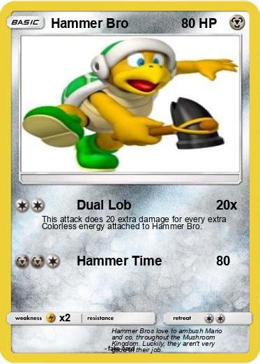 Pokémon Hammer Bro 148 148 Dual Lob My Pokemon Card