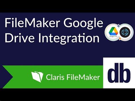 FileMaker Google Drive Integration DB Services