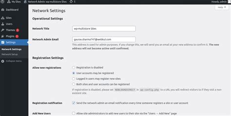 Wordpress Multisite Setup Webkul Blog