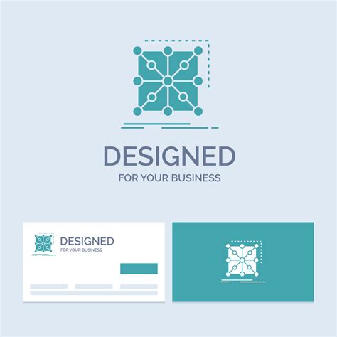 Data Framework App Cluster Complex Business Logo Glyph Icon Symbol