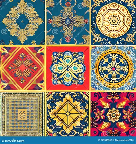 Vintage Retro Patterns A Retro And Vintage Inspired Background Featuring Retro Patterns