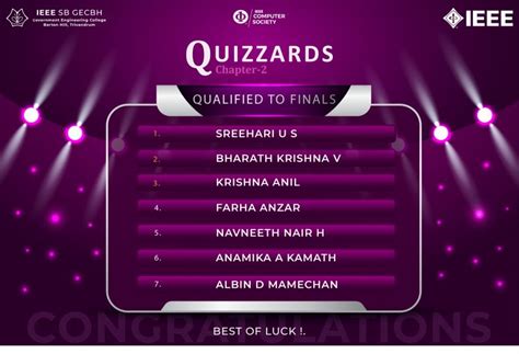 ieee cs gecbh on linkedin the finalists of quizzards chapter 2 organized by ieee computer