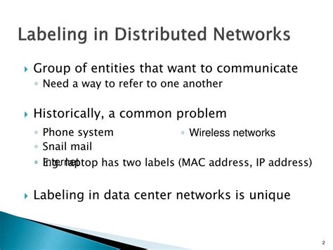 Ppt Scalable Label Assignment In Data Center Networks Powerpoint