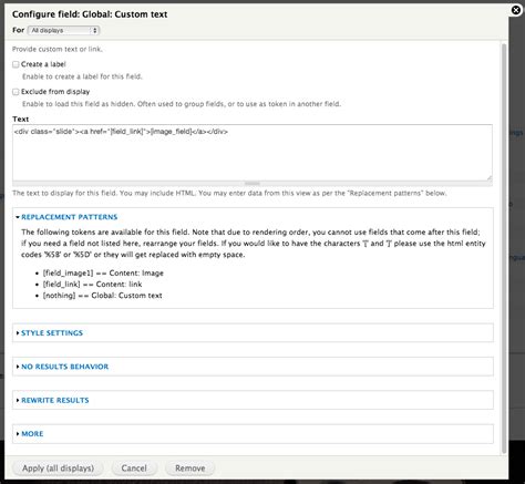 how to add links for flexslider slides r drupal