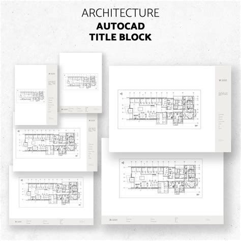 Minimalist Architect Title Block Templates Autocad Title Block Template Autocad Layout