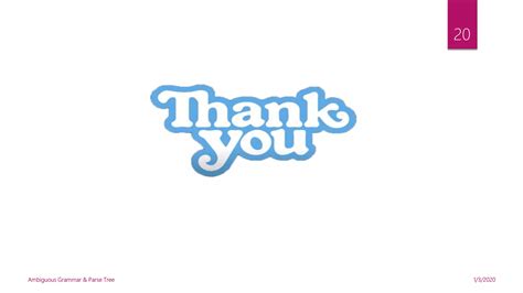 Ambiguous And Unambiguous Grammar Pptx