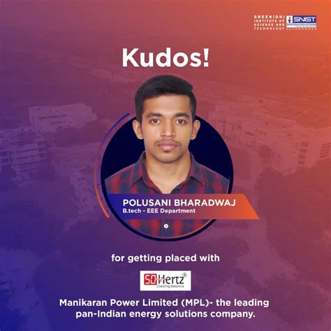 Sreenidhi Institute Of Science And Technology On Linkedin Sreenidhi Placement2021 Snist