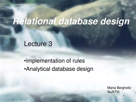 PPT Relational Database Design PowerPoint Presentation Free Download ID 4440158