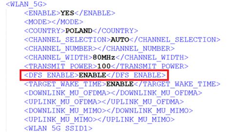 dfs dynamic frequency selection halny networks