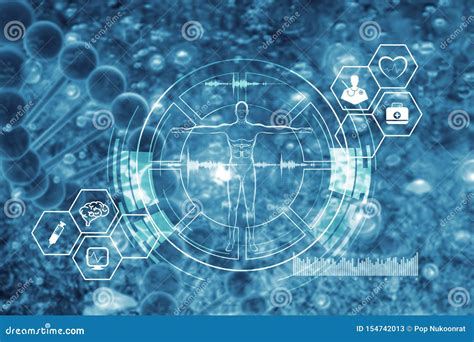 Medical Medicine And Science Molecular Dna Model Structure And Dna Sequencing Stock Image