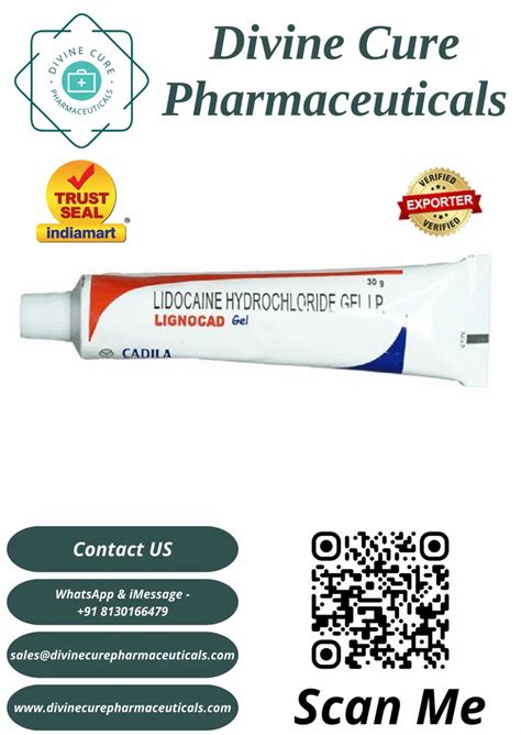 Lidocaine Hydrochloride Gel At ₹ 150 Box Lignocaine Hydrochloride Gel In Ghaziabad Id