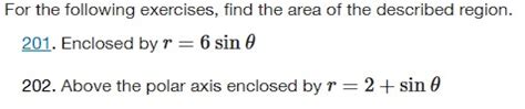 Solved For The Following Exercises Find The Area Of The Chegg