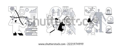 Bioengineering Abstract Concept Vector Illustration Set Stock Vector Royalty Free 2221974999