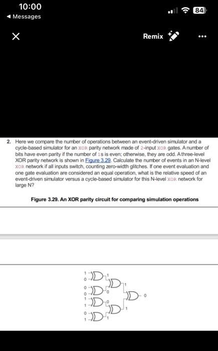 Solved Here We Compare The Number Of Operations Between Chegg
