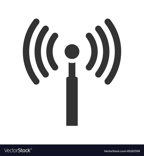 Wifi Network Icon Royalty Free Vector Image Vectorstock