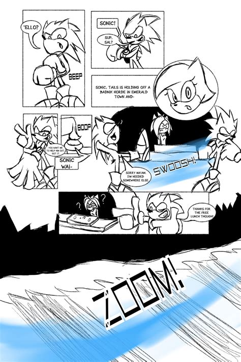 Sonic Recoil Issue 1 Page 4 By Danart06 On Deviantart