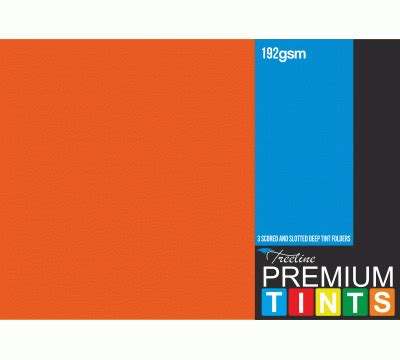 TREELINE Bright Orange Manilla Folders Treeline Stationery MCS Office Supplies