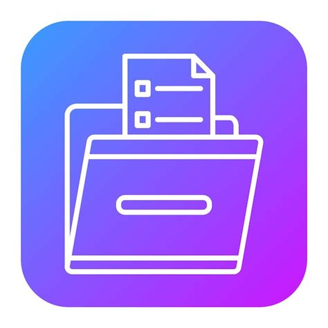 premium vector folder with files vector illustration