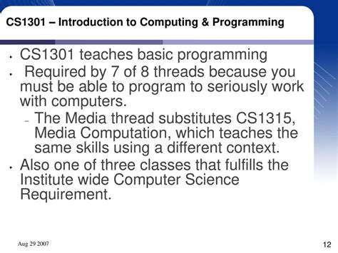 cs1301 where it fits institute for personal robots in education ppt