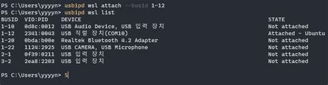Windows Wsl2 Usb 장치 연결하기