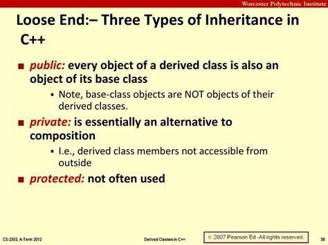 Derived Classes In C Professor Hugh C Lauer Cs 2303 System