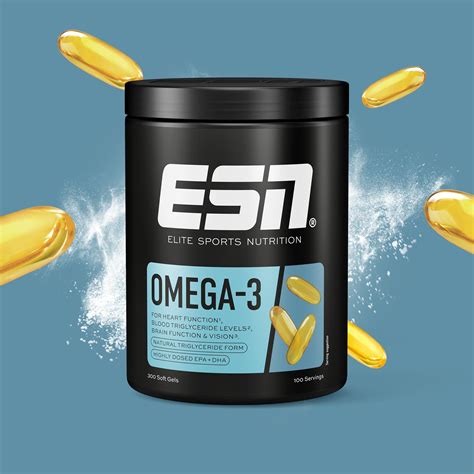 Omega-3 Kapseln kaufen | Fischölkonzentrat von ESN