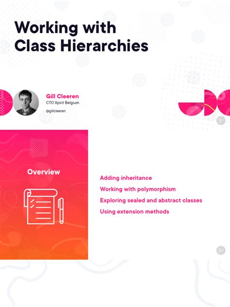 working with class hierarchies slides pdf class computer