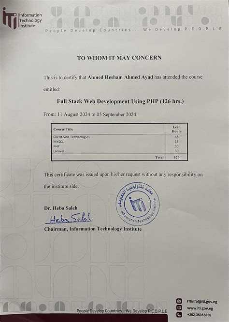 Ahmed Hesham Ayad On Linkedin Webdevelopment Fullstack Php Laravel