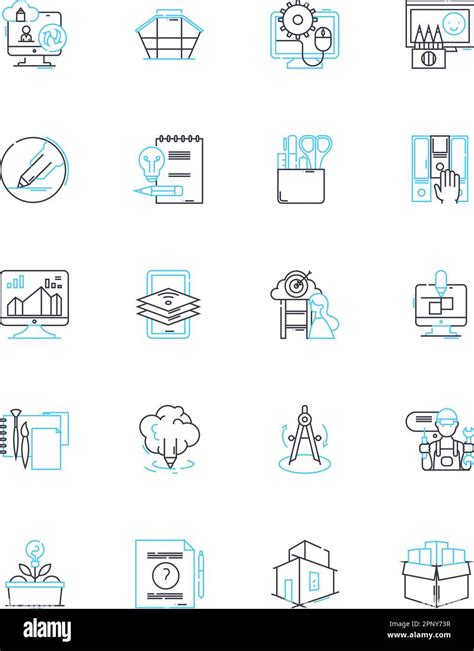 Main Site Linear Icons Set Innovative Dynamic Engaging User Friendly Modern Interactive