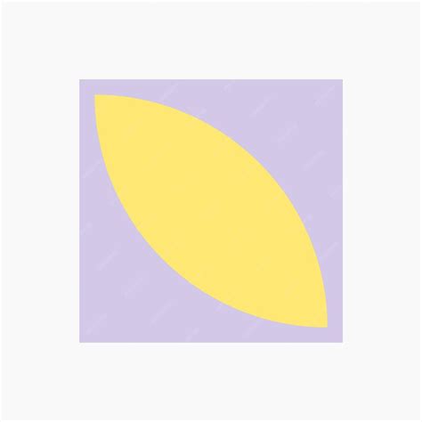 Premium Vector Ellipse In Square Illustration