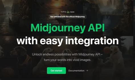 Picogen - Unofficial Midjourney API - Easy With AI