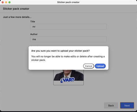 Error Uploading Stickers Cannot Read Property Of Stickerpack Of