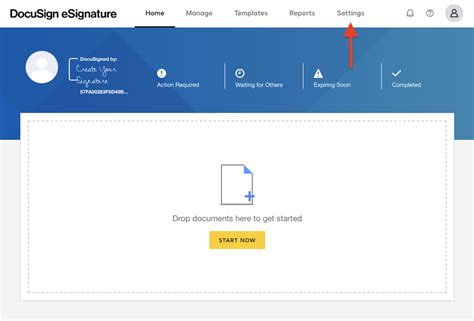 Docusign Settings LEAP Sales Platform For Contractors