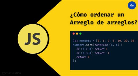 ¿cómo Ordernar Un Arreglo De Arreglos Con Javascript