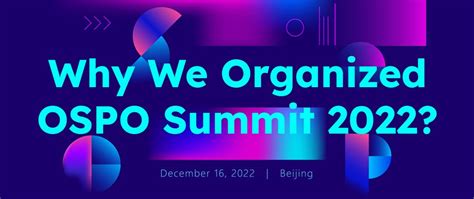 why we organized ospo summit 2022 by nadia jiang medium