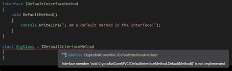 Resharper How To Retain Some Of The Interface Methods Default Implementations In The