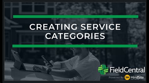 creating service categories youtube