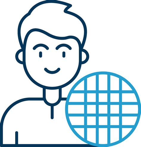Grid Line Blue Two Color Icon 41738823 Vector Art At Vecteezy