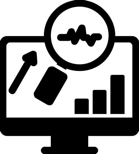 System Monitoring Glyph Icon 43298866 Vector Art At Vecteezy