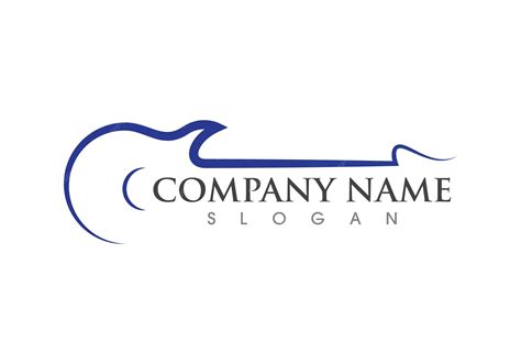 Premium Vector Guitar Music Logo
