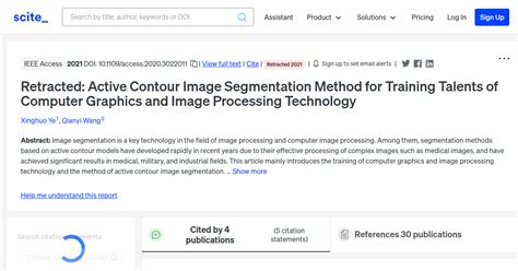 retracted active contour image segmentation method for training