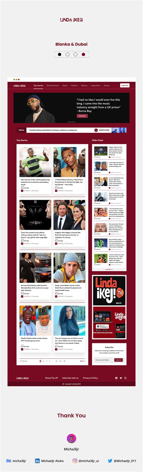 LINDA IKEJI Blog ALL RIGHTS RESERVED Behance