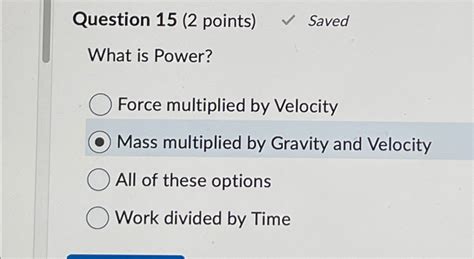 solved question 15 2 ﻿points ﻿savedwhat is powerforce