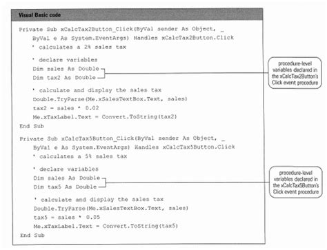 A Sales Tax Calculator VisualBasic GLHS With Mrs Rice