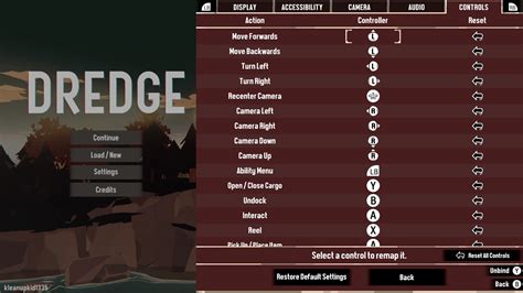 Dredge Game Ui Database