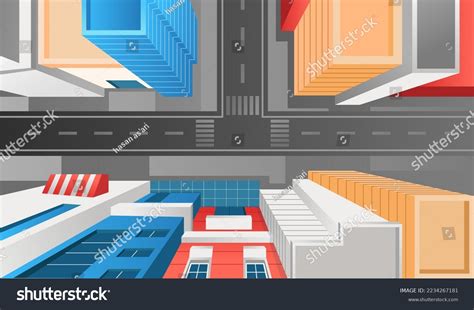 Isometric Flat 3d Concept Illustration Landscape Stock Vector Royalty Free 2234267181