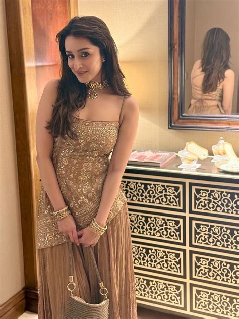 Shraddha Kapoors Anita Dongre Sharara Set Belongs In Every Bridesmaid