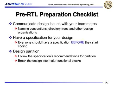 PPT Under Graduate Project RTL Coding Style PowerPoint Presentation ID