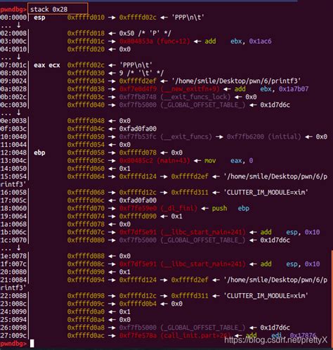 pwn基础6：利用 格式化字符串漏洞 突破 canary保护 char str[][0x20] csdn博客
